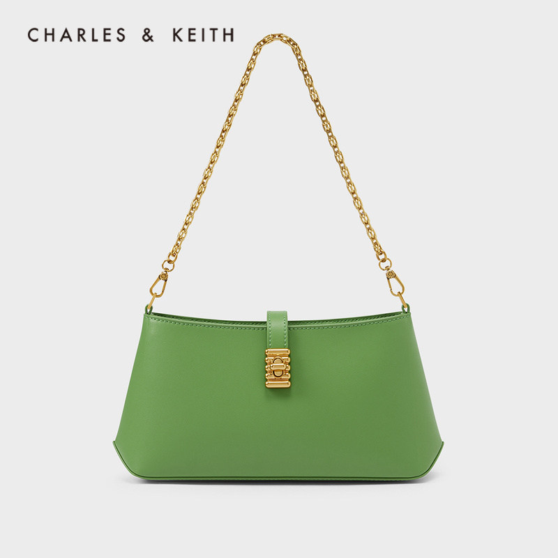 CHARLES & KEITH22 Fall/Winter Women's Bag CK2-20671343 Pengpeng Metal ...