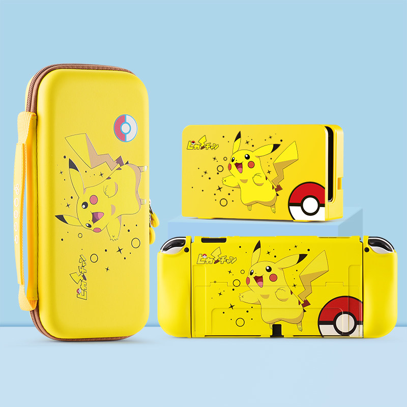 Nintendo switch oled hard case + pokémon silicone case + joy-con ...