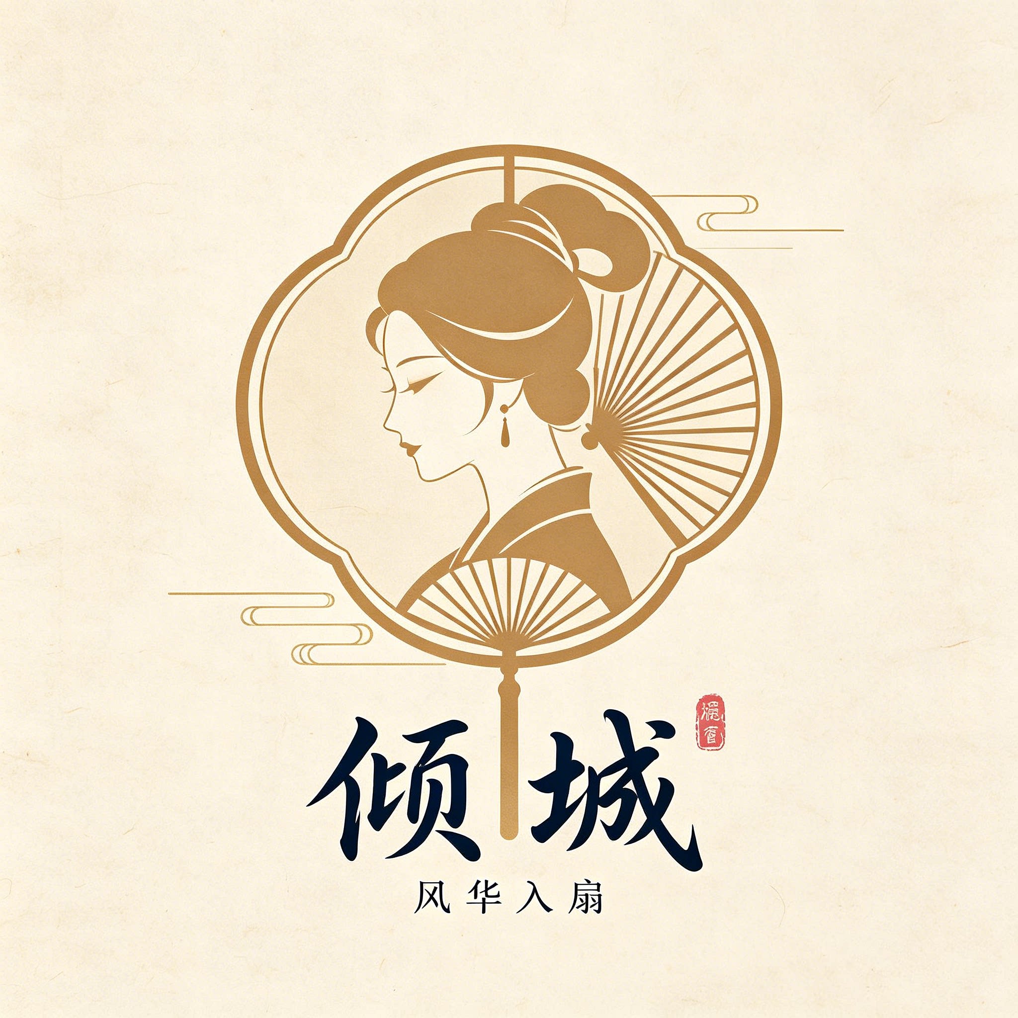 倾城古风团扇