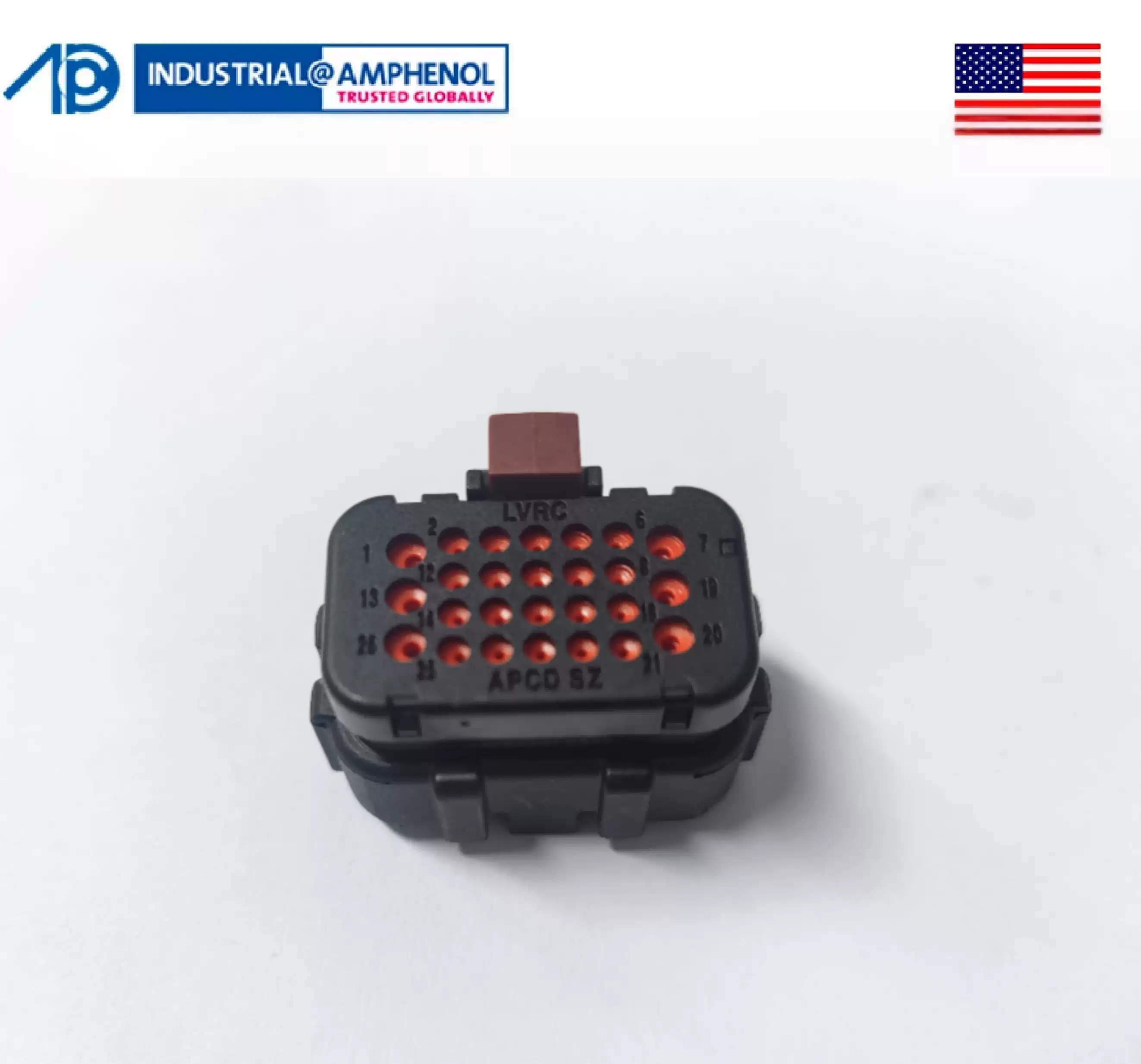 安费诺Amphenol连接器 26芯插头，C键位 SP02FFPCC 全新原装正品