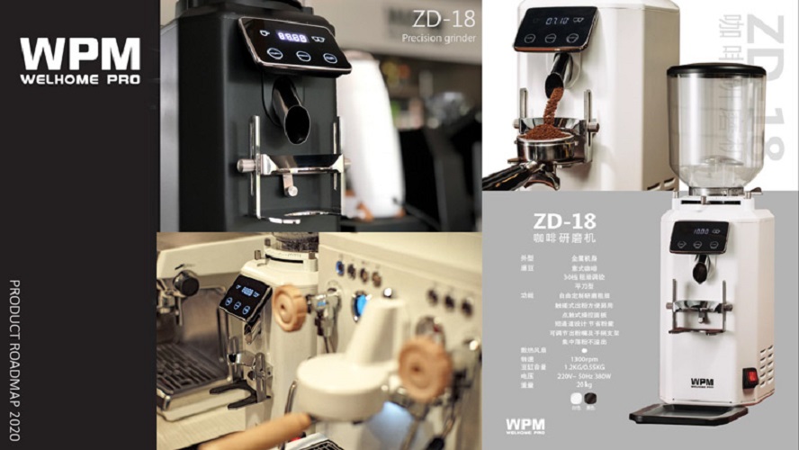 WPM/惠家ZD-18S+/ZD-18磨豆机电控定量直出意式咖啡研磨机家商用-阿里巴巴