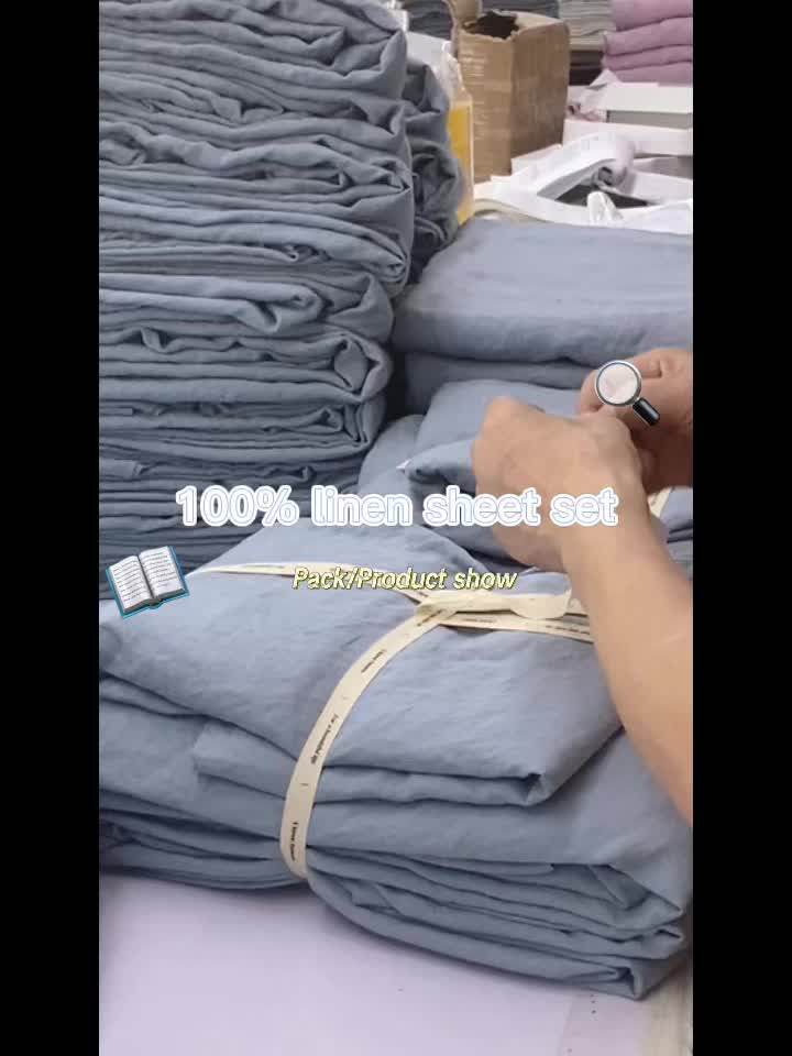 Wholesale Stock Linen Color Chart Set 170gsm 100% Pure Stone Washed ...