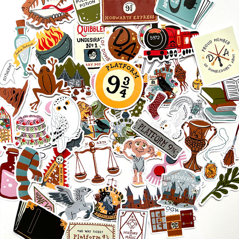 25 new harry potter sticker recommendations | 50 retro-style sticker ...