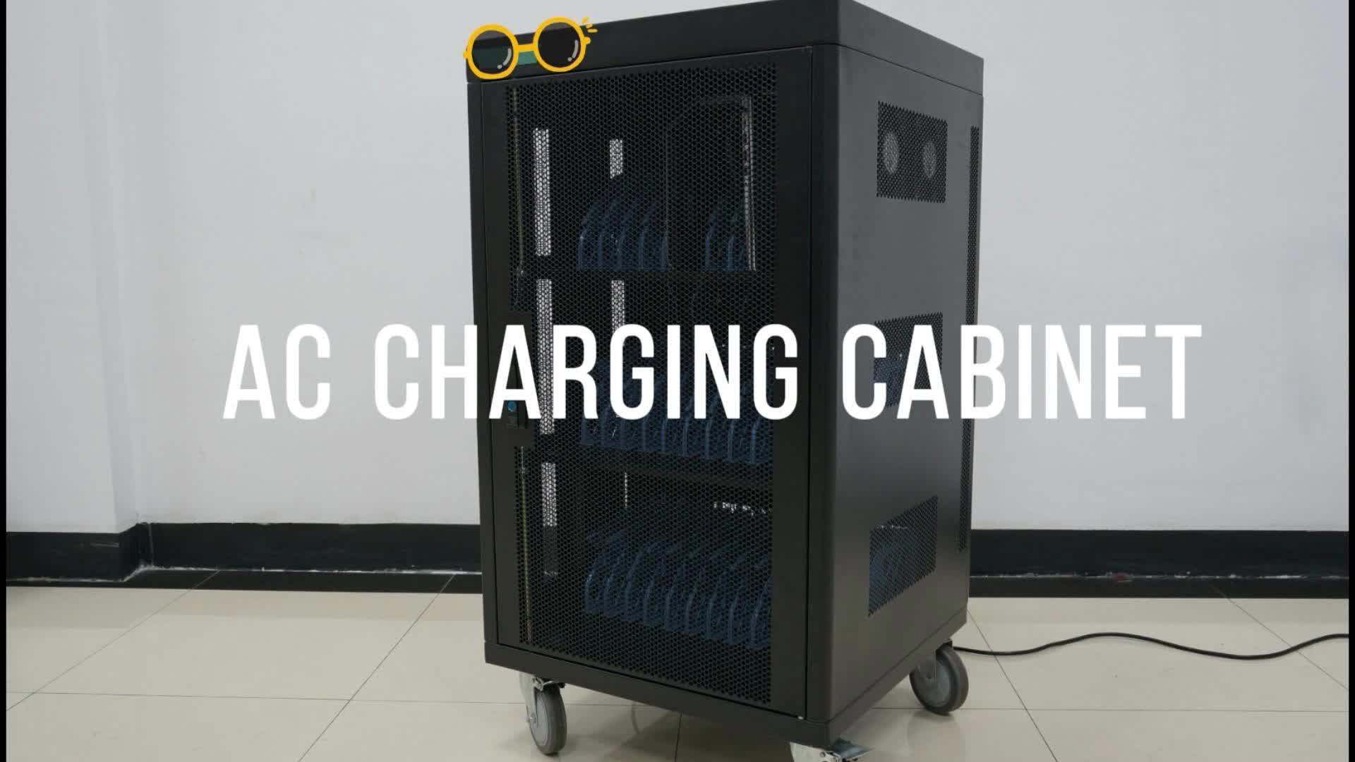 36 Bays Mobile Laptop Charge Trolley Tablets Charging And Storage Cart ...