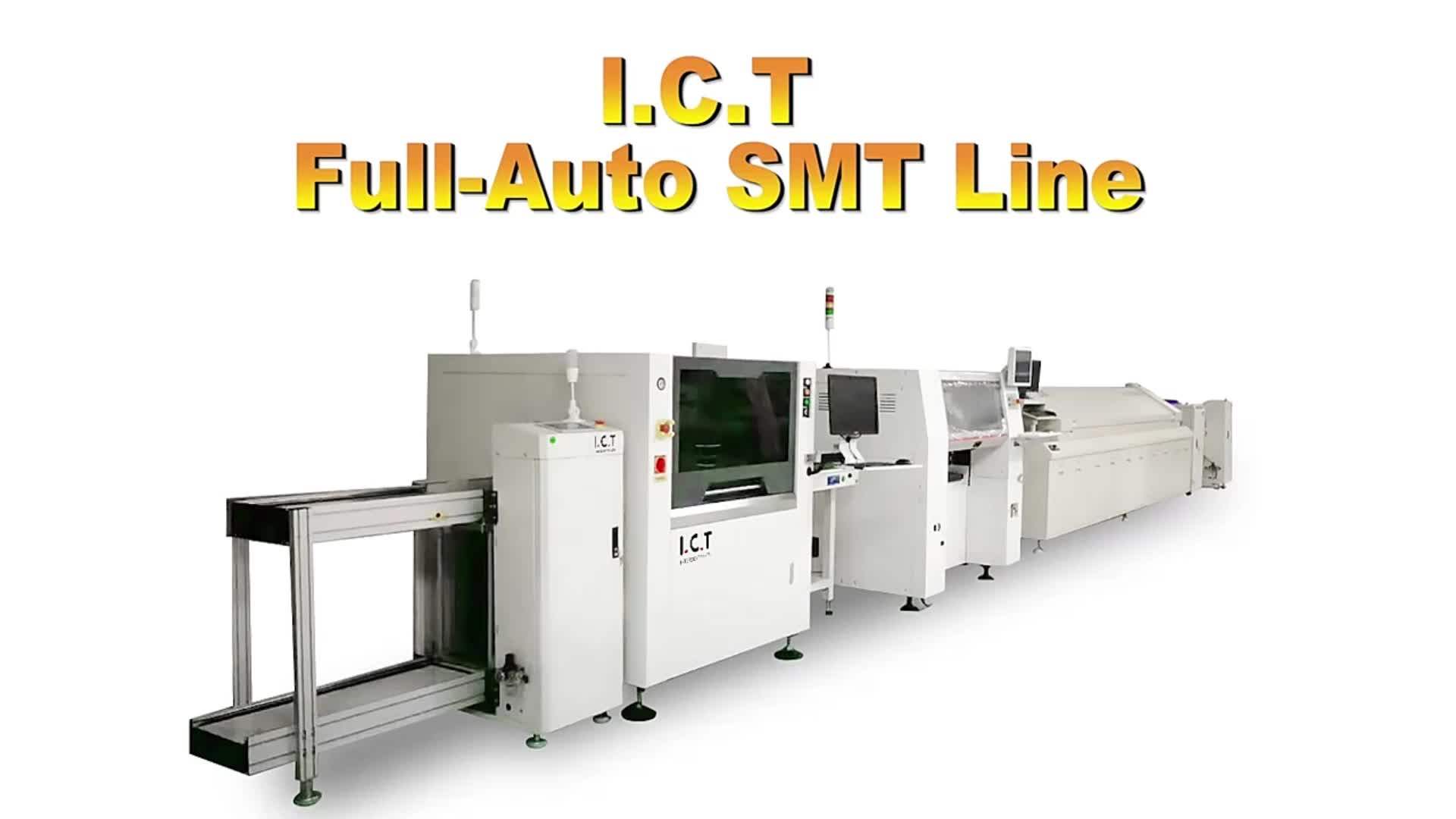 Ict Full Automatic Smt Pick And Place Pcb Ai Assembly Machine Smd ...