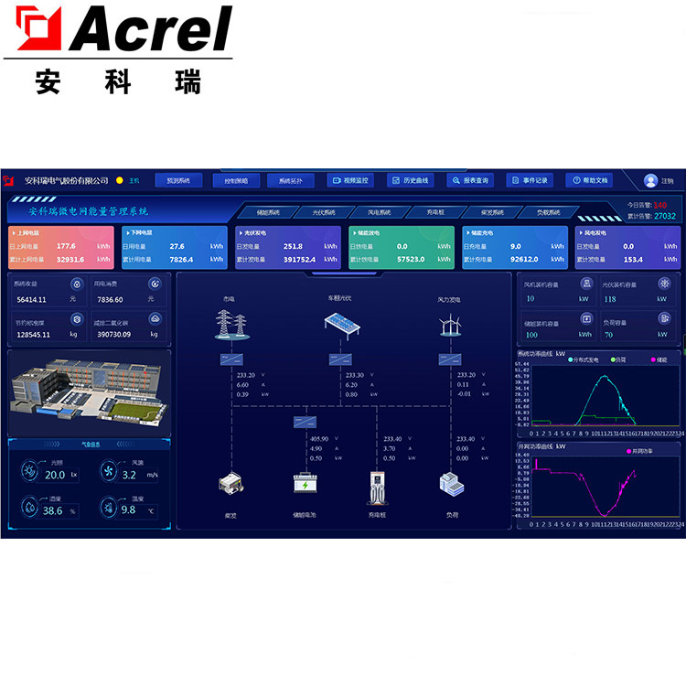 安科瑞Acrel-2000MG微电网能量管理系统：智能削峰填谷，轻松实现峰谷套利！💡🔋-智能型配电系统-淘宝百科网