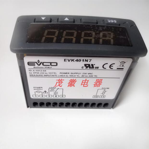 Original import Italy EVCO U.S. single output thermostat EVK401N7 ...
