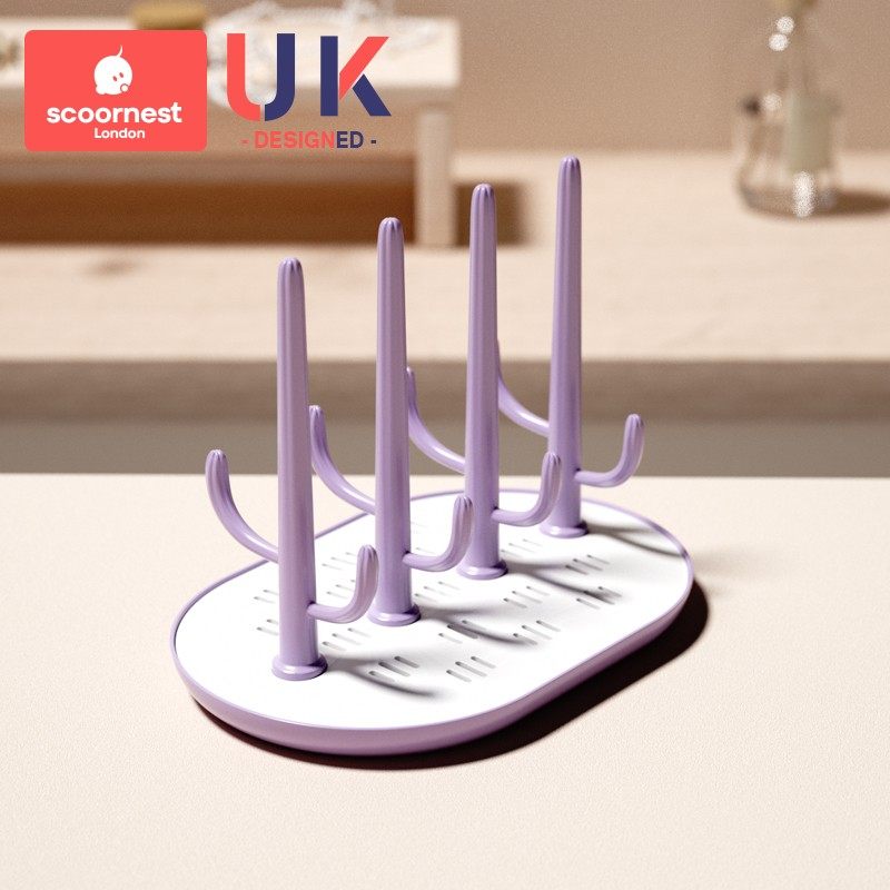 [USD 21.31] Baby bottle asphalt convenient drying rack hanging ...