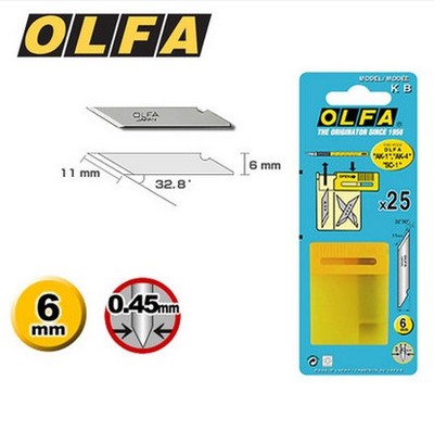 日本OLFA爱利华KB刻刀刀片，6mm宽雕刻新选择？-刀片-淘宝好物网