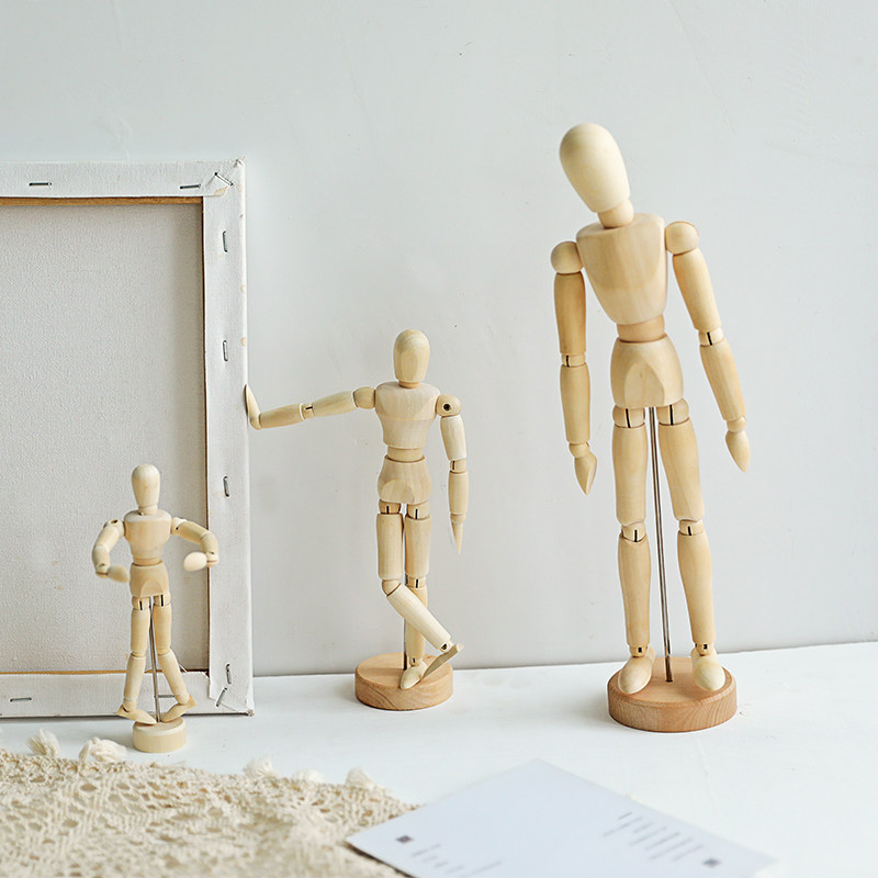 [USD 9.36] ins Nordic wind puppet human body model Puppet activity ...
