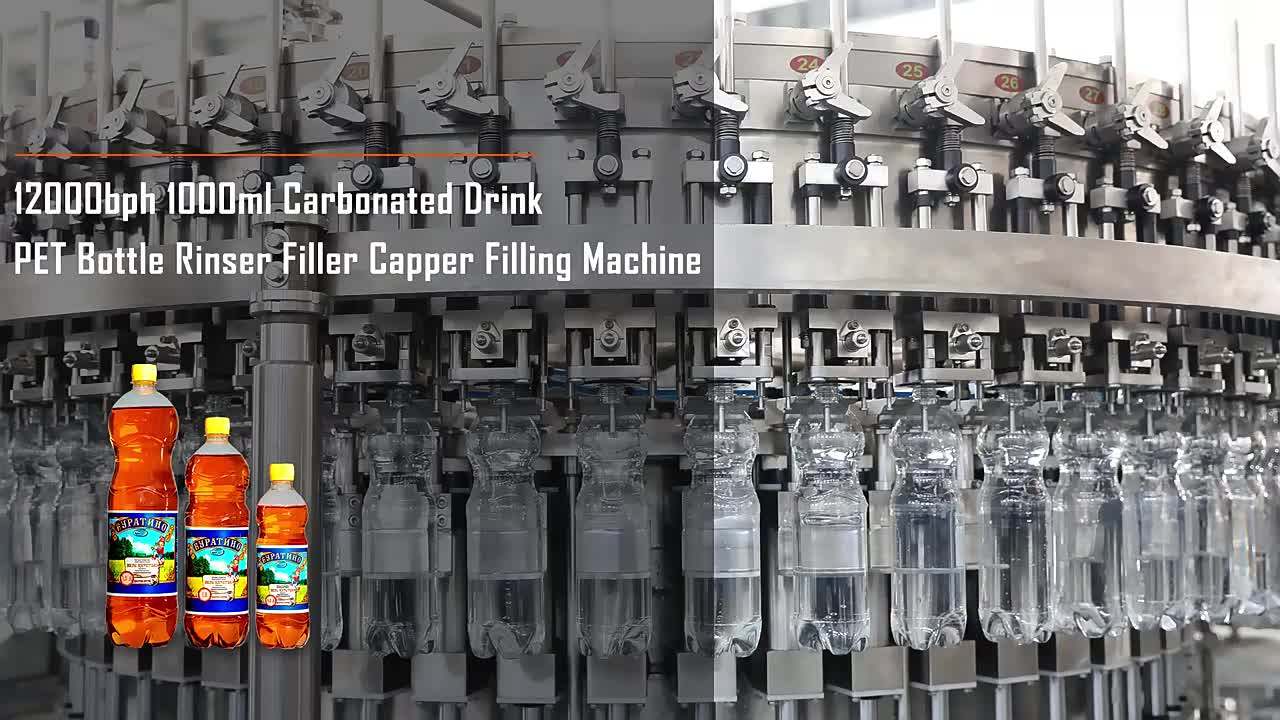 Soft Drink Production Line Soda/ Sparking Water Bottling Machine ...
