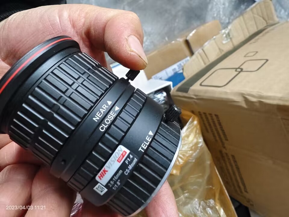 海康威视看车牌监控镜头HV3816D-8MPIR海康800万变焦3.8-16MM镜头