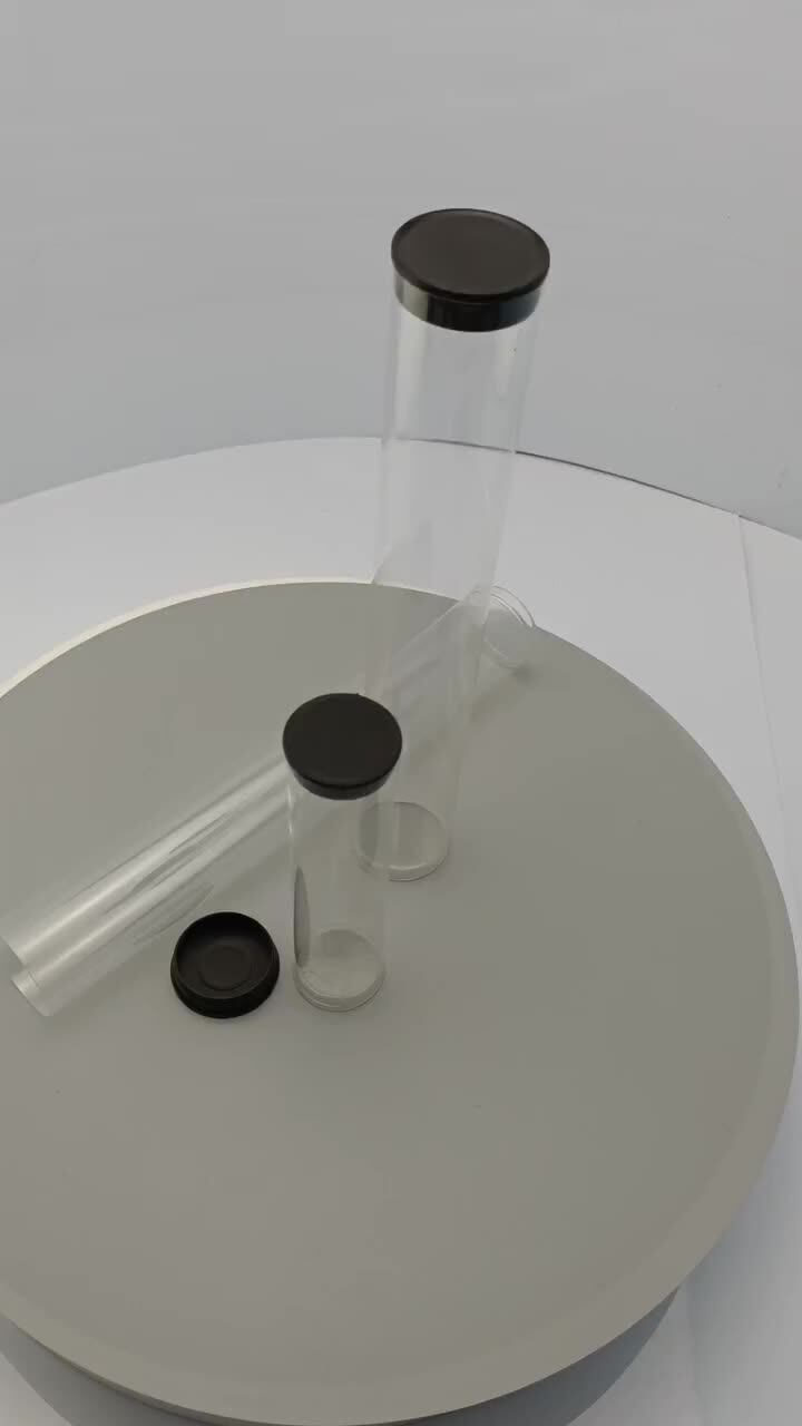 Factory Custom Eco Friendly Transparent Cylinder Petg Clear Poly ...