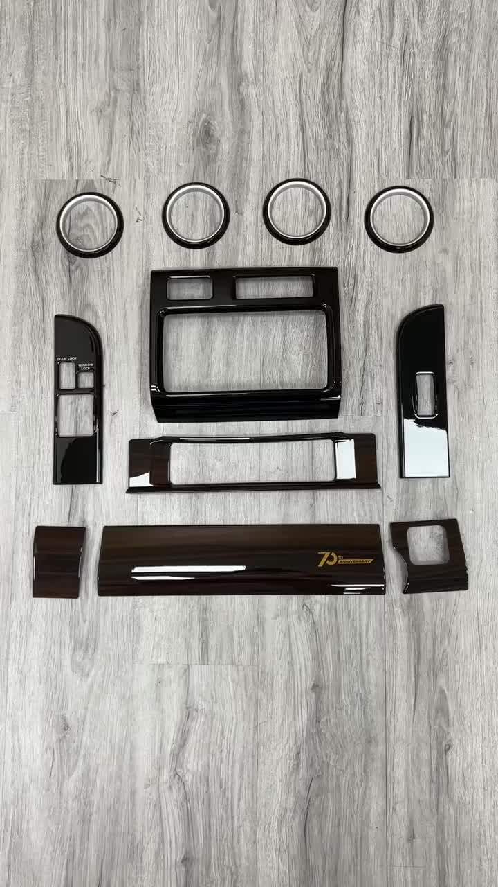 Interior Wooden Dashboard Wooden Panel For Lc Pickup Fj70 Fj75 Fj79 ...