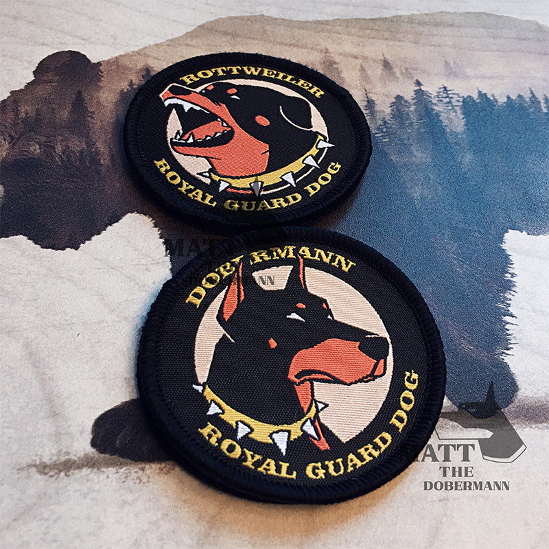 [USD 8.64] Dubin Rowena Guard Dog Velcro Original Armband Patch ...