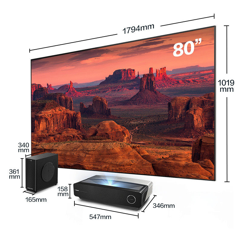 [USD 5896.49] Hisense 80L5D Laser TV 80 Inch 4k High Definition ...