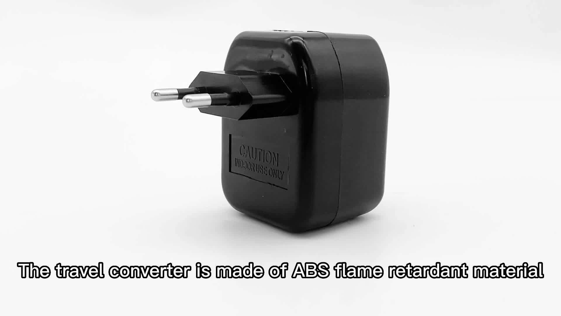 Universal Adapter Plug Voltage Converter 220v To 110v Power Transformer ...