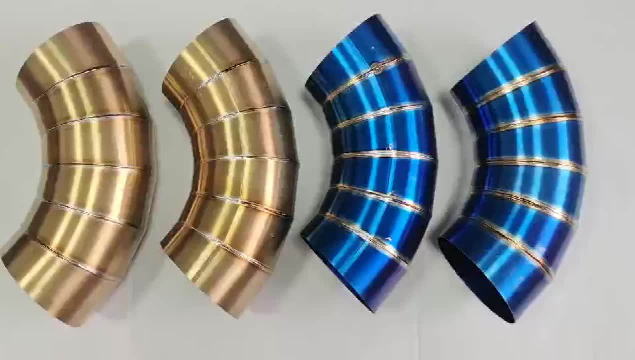 Lobster Burn Blue Pie Cut Welded Titanium Piecut For Wholesale Titanium ...
