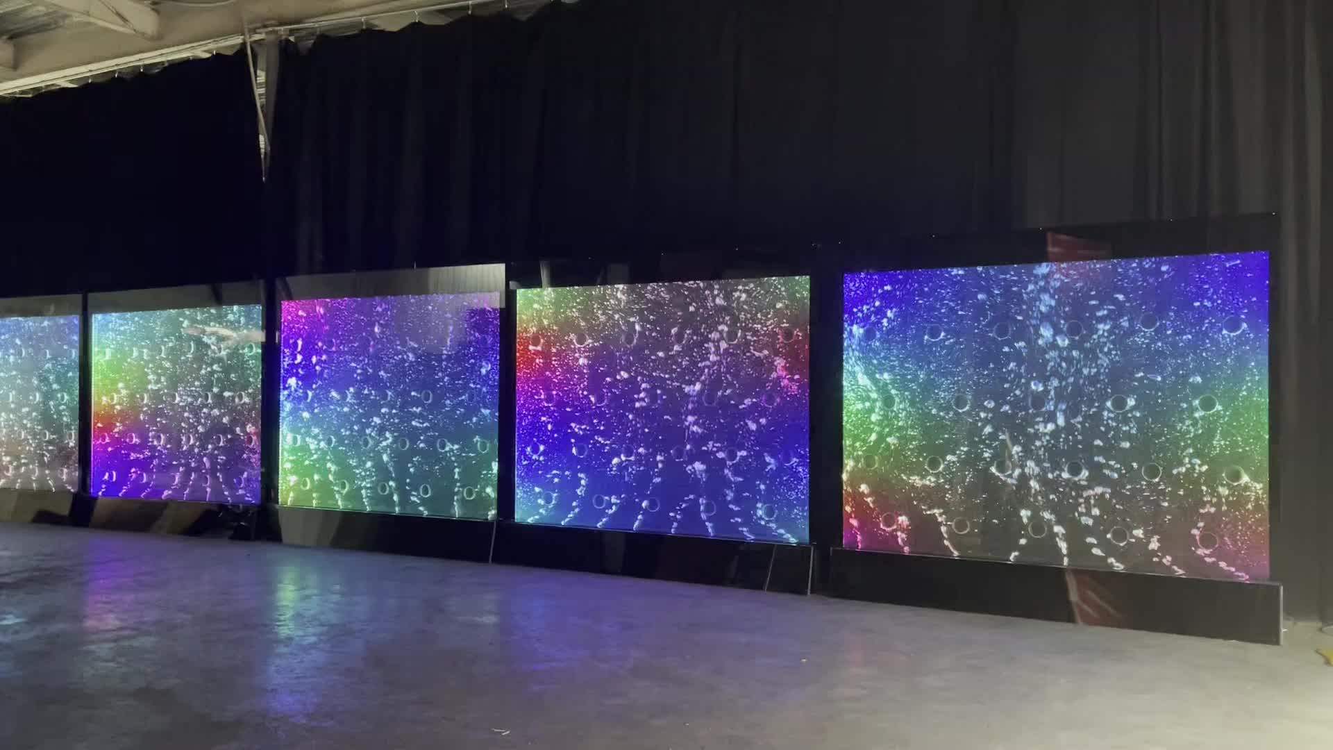 Decorative Led Water Bubble Feature Design Home Partition Walls - Buy ...