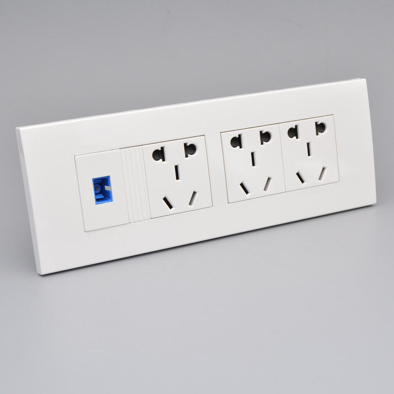 [USD 12.18] Type 118 4-position fiber optic with 5-hole outlet SC ...