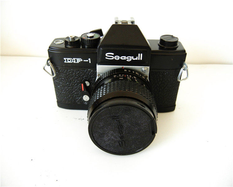 Rare Black Seagull df1 Sleeve Machine 58 2 Lens Collection Old Camera ...