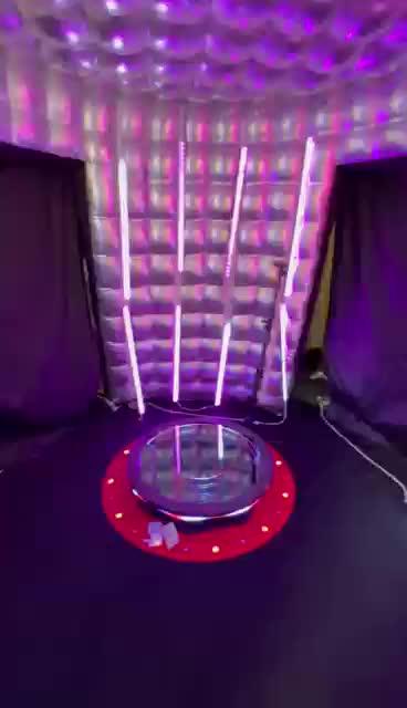 Free Shipping For Us The Allure Inflatable Led 360 Photo Booth ...