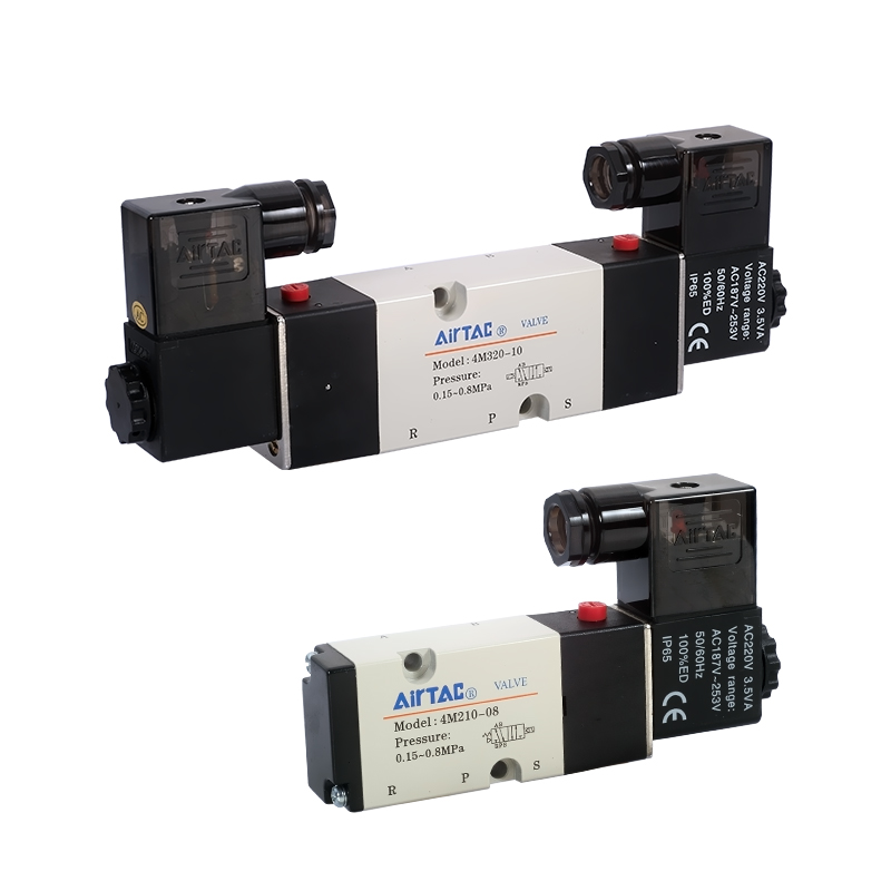 AirTAC SMD Plate Solenoid Valve 4m210-06 08 4M21008 4M21006 Actuator Gas Valve