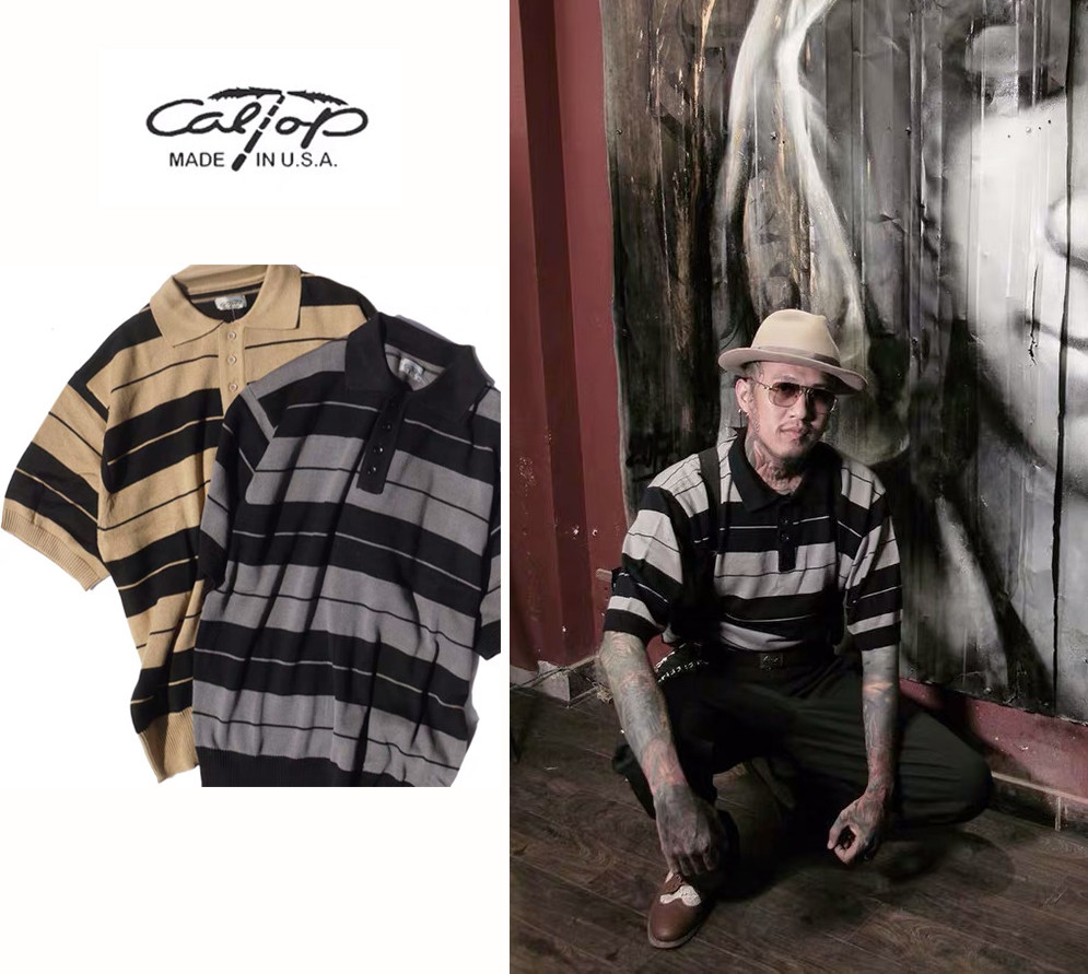 American West Coast CALTOP hip-hop CHICANO Mexican gangster POLO shirt ...