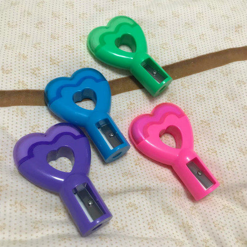 Love stick shape pencil sharpener with eraser Multi-function pencil ...