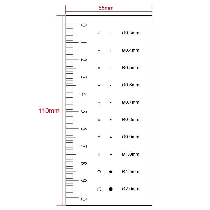 [USD 4.61] Stain Comparison Card Appearance Inspection Specification ...