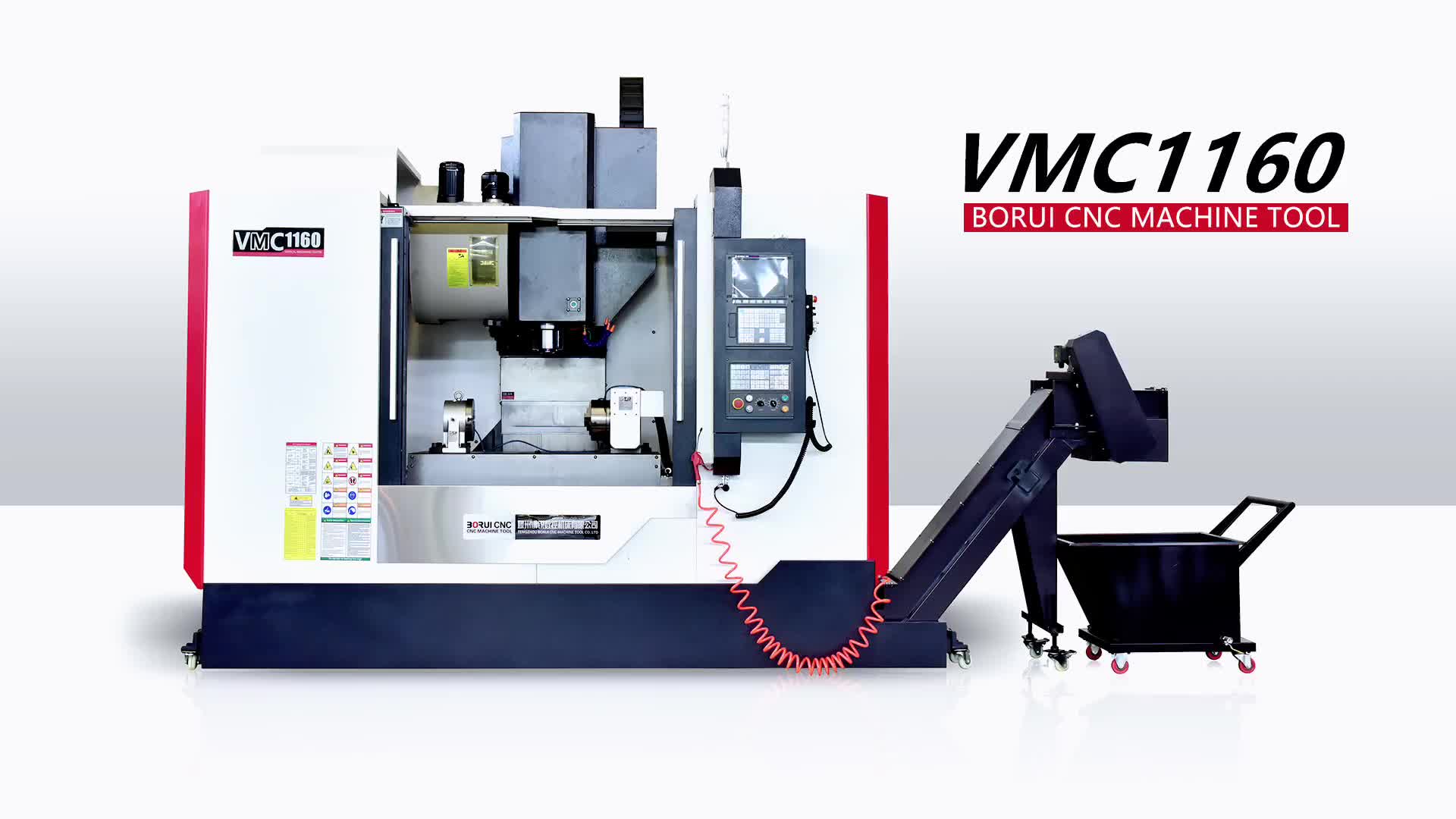 Borui Vertical Milling Vmc1160 Vmc Centre Fanuc 4 Axis Cnc Vertical Machining Center Fresadora ...