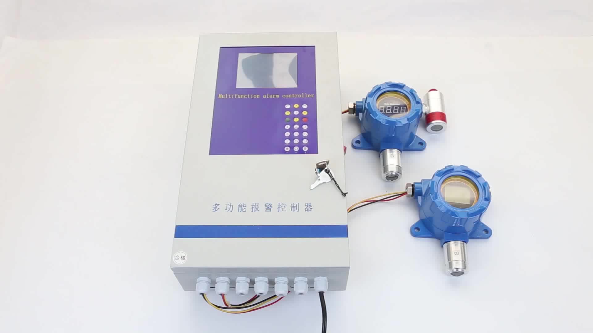 Atex Certified Cl2 Gas Sensor Fixed 4-20ma Rs485 Two Output Chlorine ...