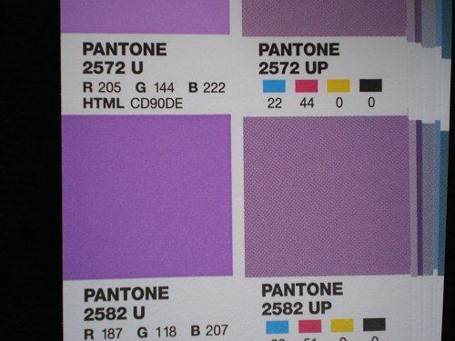 [USD 239.64] PANTONE International color card with RGB and CMYK color ...