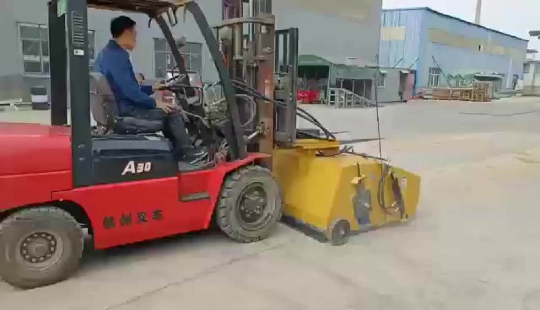 Street Sweeper Forklift Mounted Road Sweeper With Bucket Forklift ...