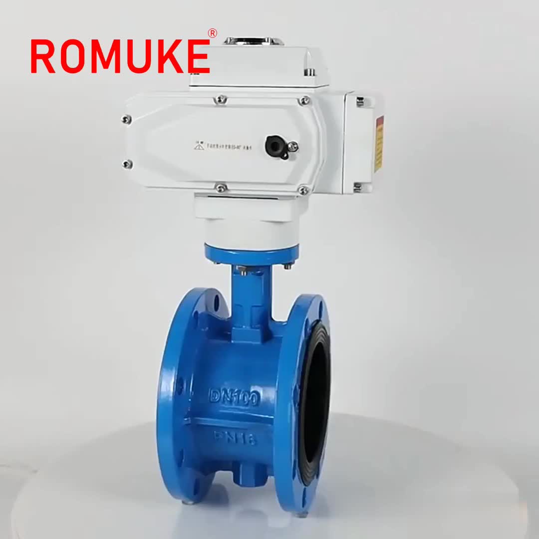 D941x-16q Dn500 Dn450 Electric Butterfly Valve Explosion-proof Switch Regulating Ductile Iron ...