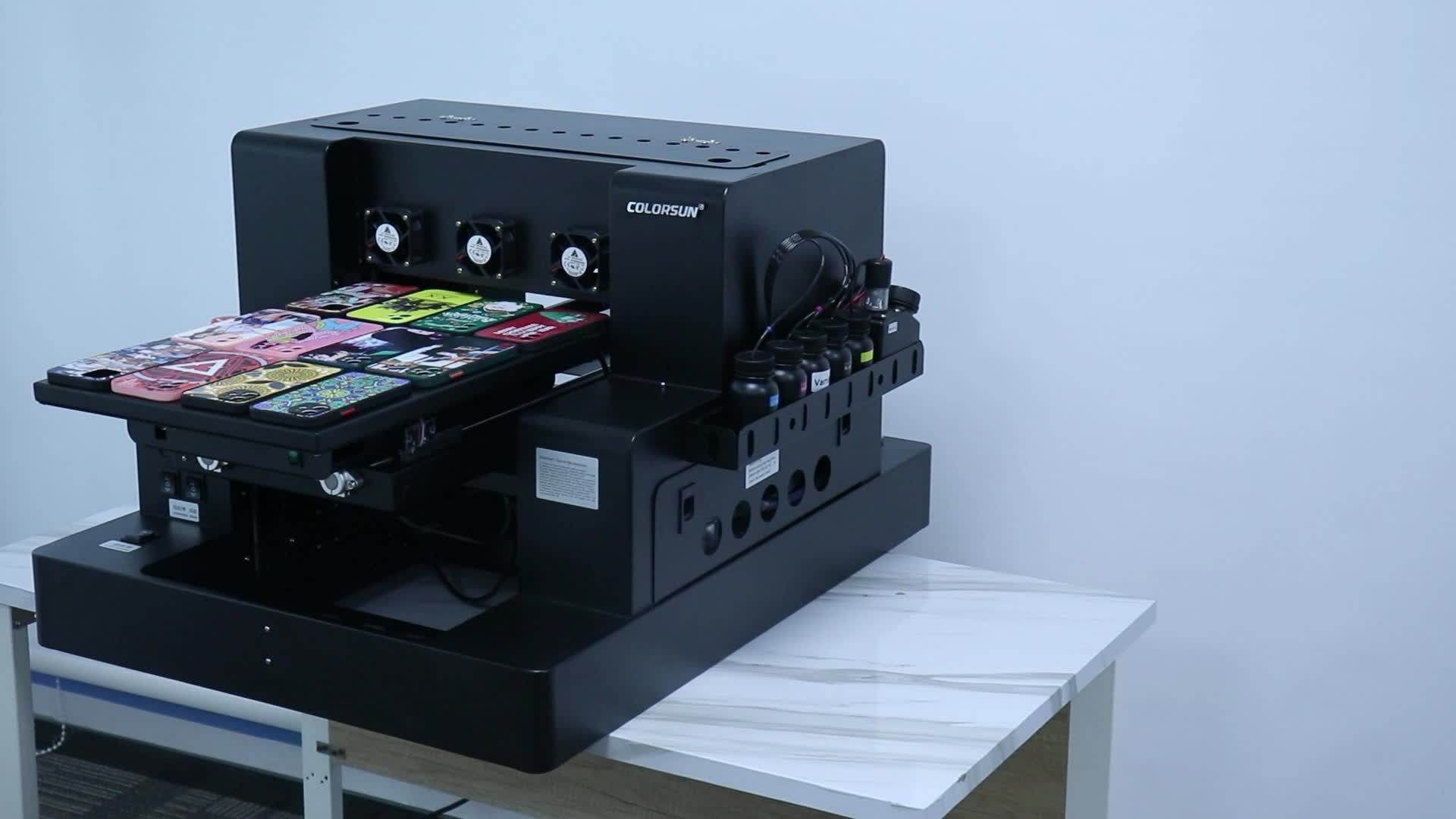 New Colorsun Uv Printer Inkjet Printing Hot Selling Uv Flatbed Printer ...