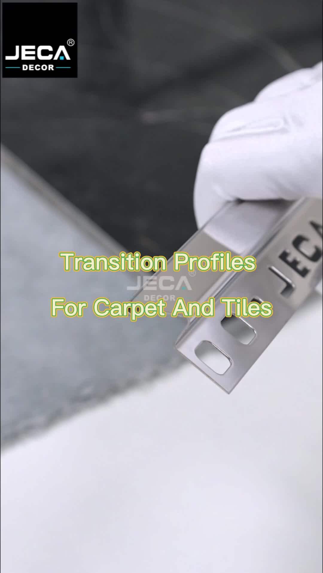 Foshan Factory Jeca High Quality Decorative Profiles L Shape Stainless ...