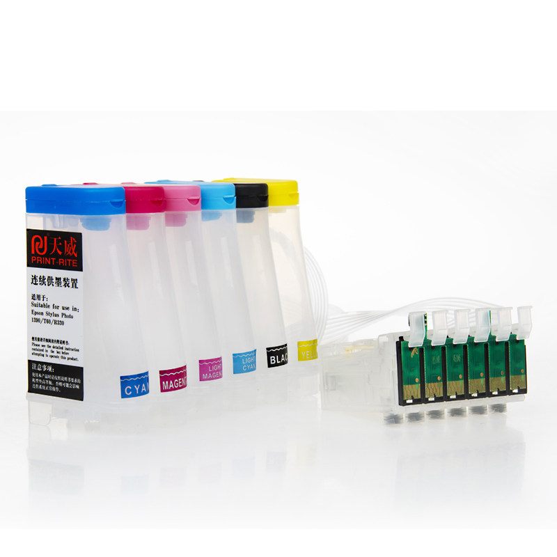Tianwei Kong continuous ink supply system for Epson R330 added thermal ...