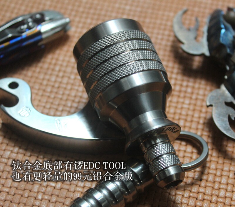 Small steel gun titanium alloy modular multifunctional palm screwdriver ...