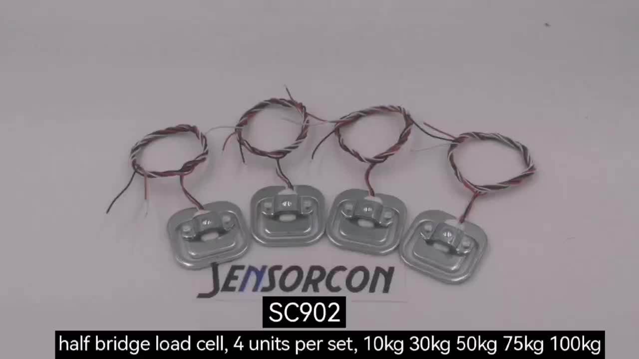 Sc902 Small Weight Sensor Miniature Flat 3 Wire Load Cell Sensor 50kg ...