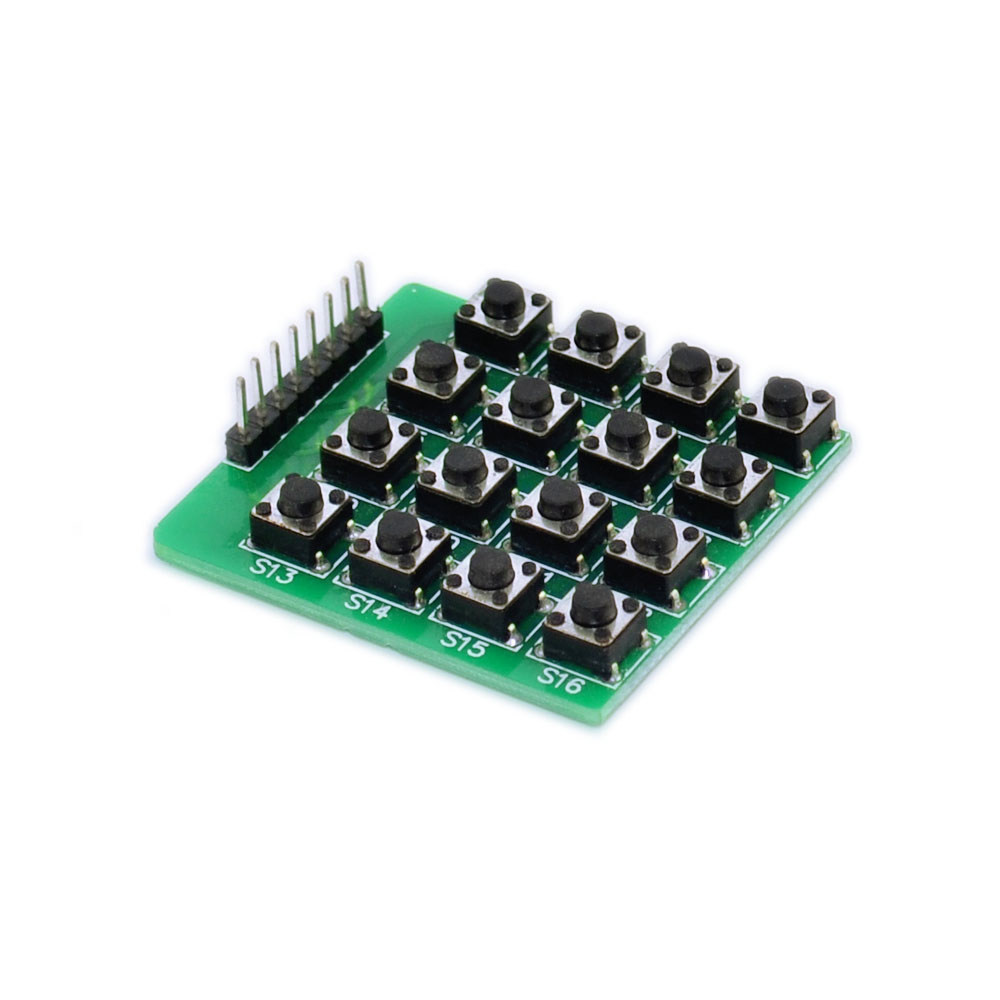 4x4 Matrix Micro Switch Module 16 Button In Line Button Mcu External