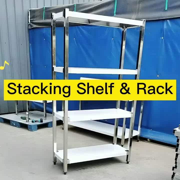 Hot Selling Shelf Rack Stainless Steel Shelf Rack Four Tier Five Layer ...