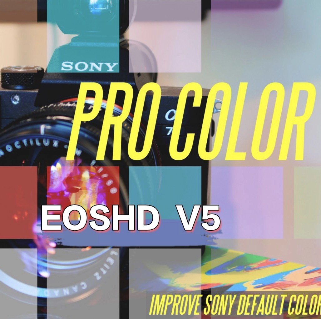 EOSHD Pro Color V5+V4索尼机内色彩预设A7SIII/A7IV PP值调整