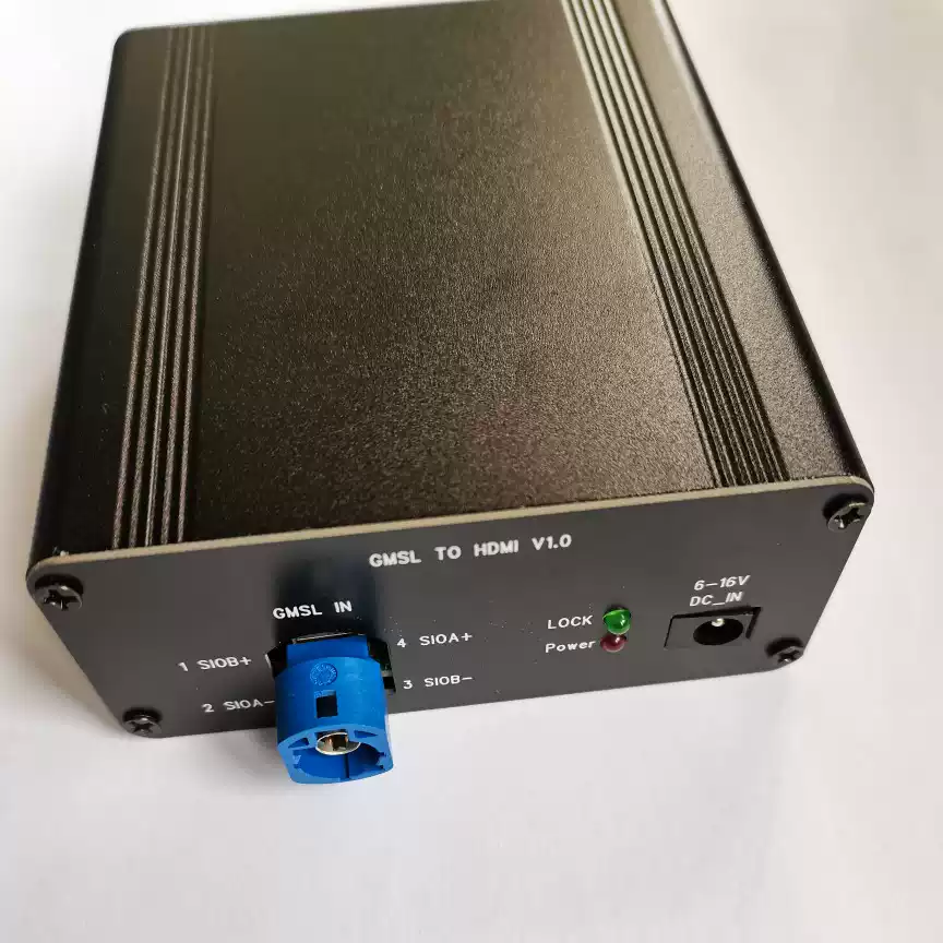 GMSL转HDMI影像转换器 支援GMSL二代 HSD与同轴Fakra接口应用