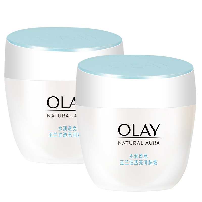 爆火抗老CP！Olay透亮润肤霜50g×2组合测评 熬夜党逆袭冷白皮的真相！_乳液_淘宝美妆网