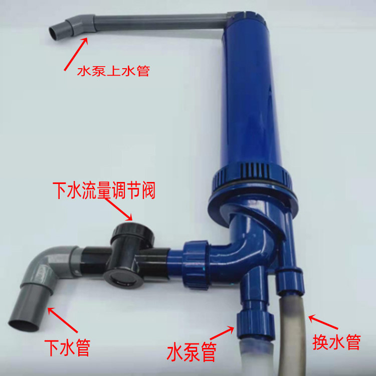 [USD 92.32] Fish tank bottom filter fittings Quadruple overflow ...