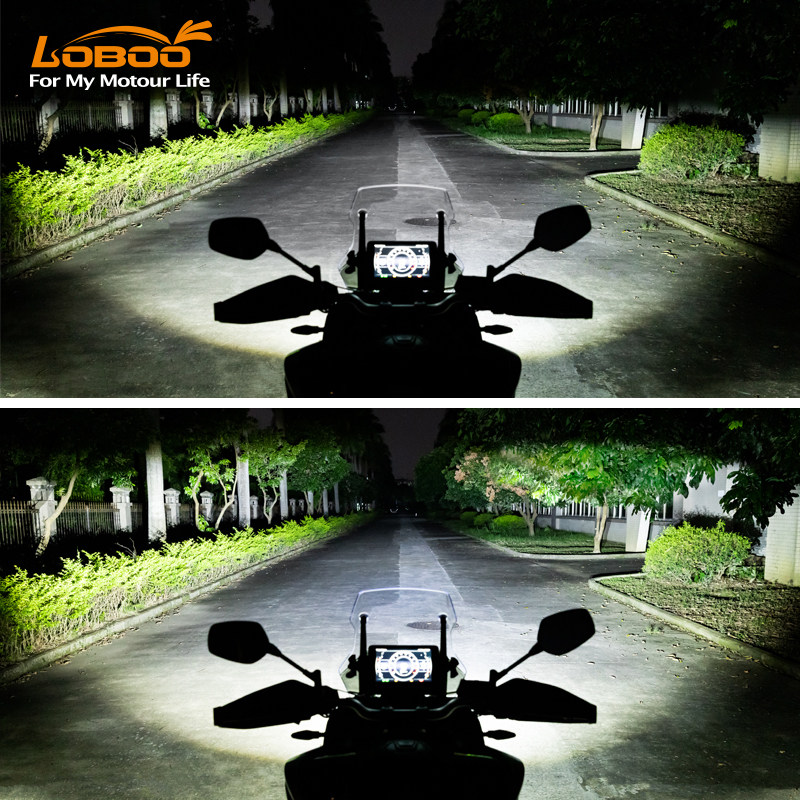 LOBOO萝卜L7摩托车射灯：照亮黑夜，点亮安全之路！🌟-摩托车车灯-淘宝好物网