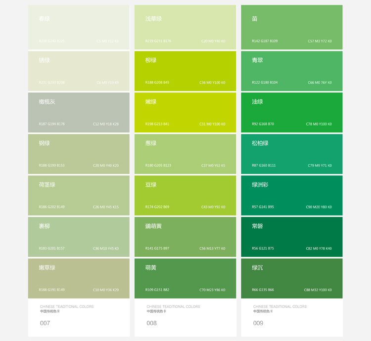 各种绿色rgb值,绿色rgb - 伤感说说吧