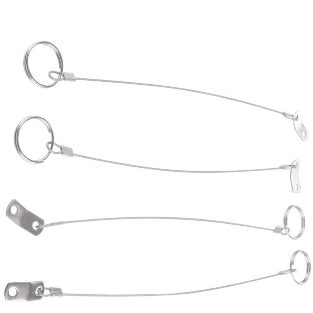 Galvanized Iron Wire Ropes Steel Wire Rope Keys Holder With Terminal Or ...