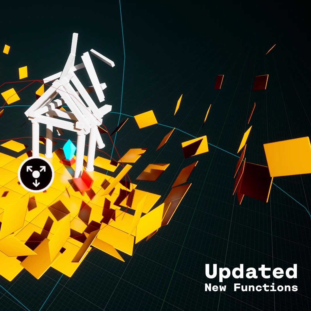 UE5.3建筑模型网格体变换生长动画蓝图Transform Effector V2